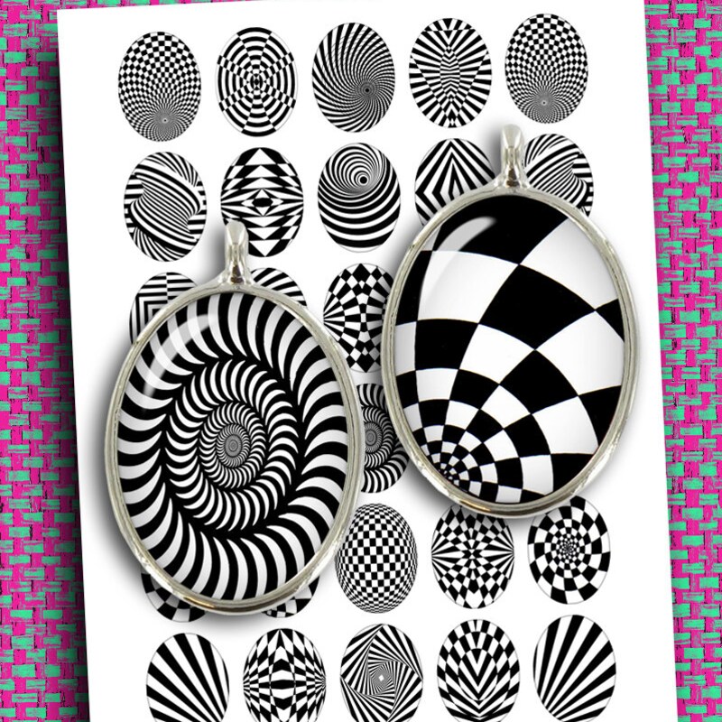 Mod Print Op Art - Etsy