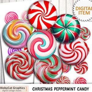 green peppermint candy printable
