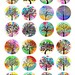 Tree of Life Printable Circles 1 Inch, 25mm, 30mm, 1.5 Inch for Glass ...