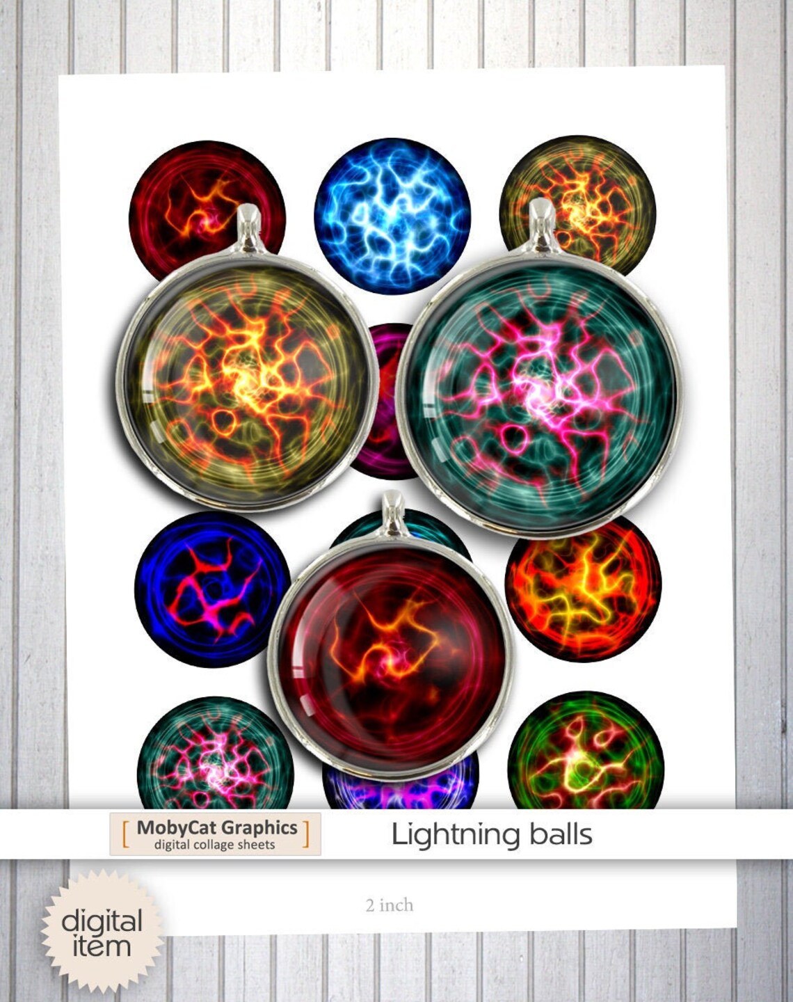 Lightning Balls 20mm 25mm 30mm 35mm 1 Inch 1.5 Inch 2 Inch | Etsy