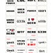 Digital Collage Sheet Geek Wording Square Images 1.5 Inch & 1 Inch Geek ...