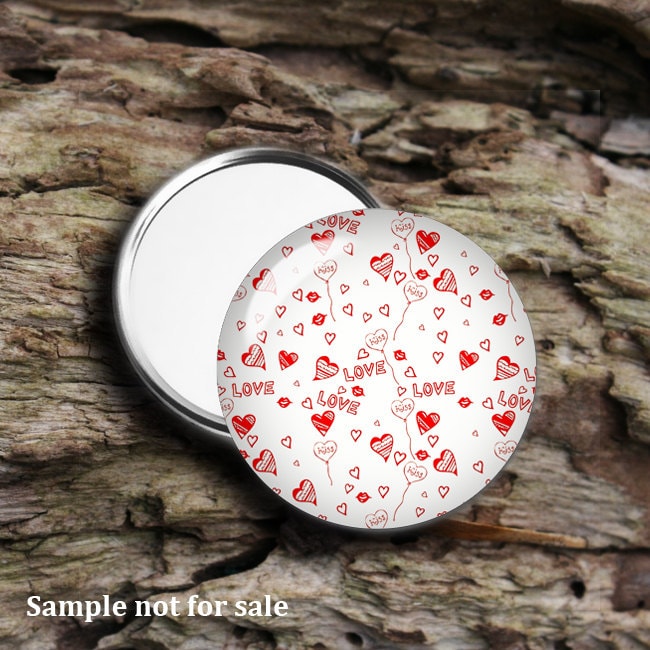 Heart Patterns Pinback Button Images 1.75 Inch for 2.088 - Etsy