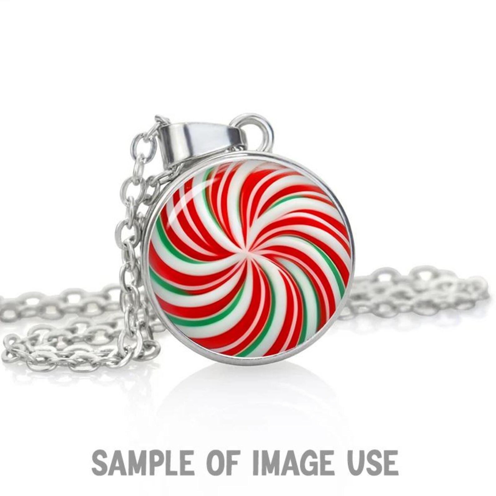 Christmas Peppermint Candy Digital Collage Sheet 40mm, 30mm, 2 Inch, 1. ...