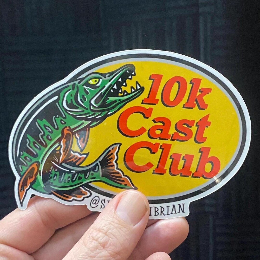 10k Cast Club Musky Vinyl Sticker Designed by Sideshowbrian Tattooer ...