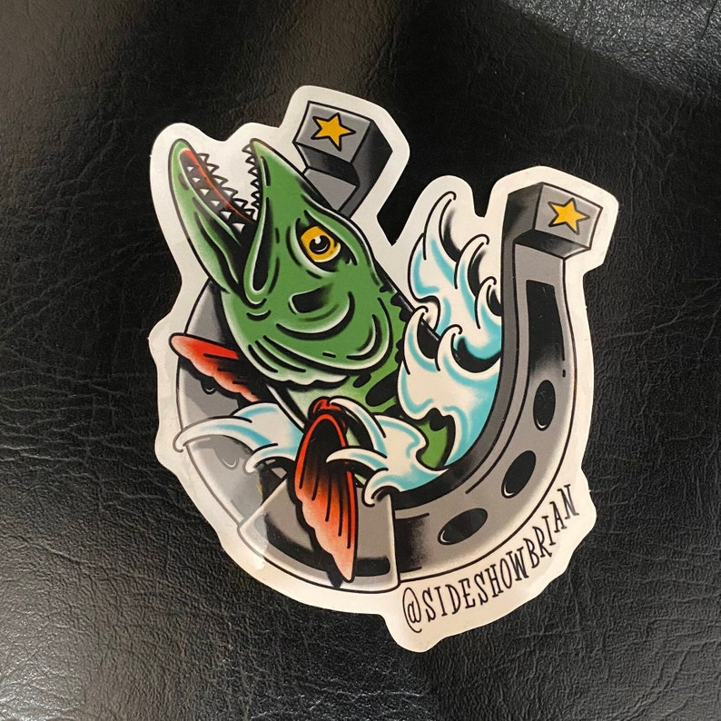 Muskelluck Vinyl Tattoo Inspired Lucky Horseshoe Musky - Etsy