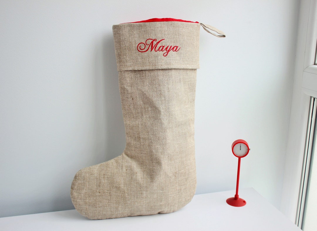 Personalized Christmas Stockings, Custom Name Christmas Stocking ...