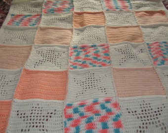 Patchwork afghan | Etsy