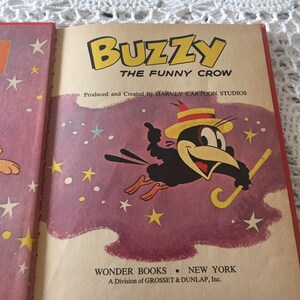 Wonder Book Pair Buzzy the Funny Crow and All in a Days Work 1960’s Era ...