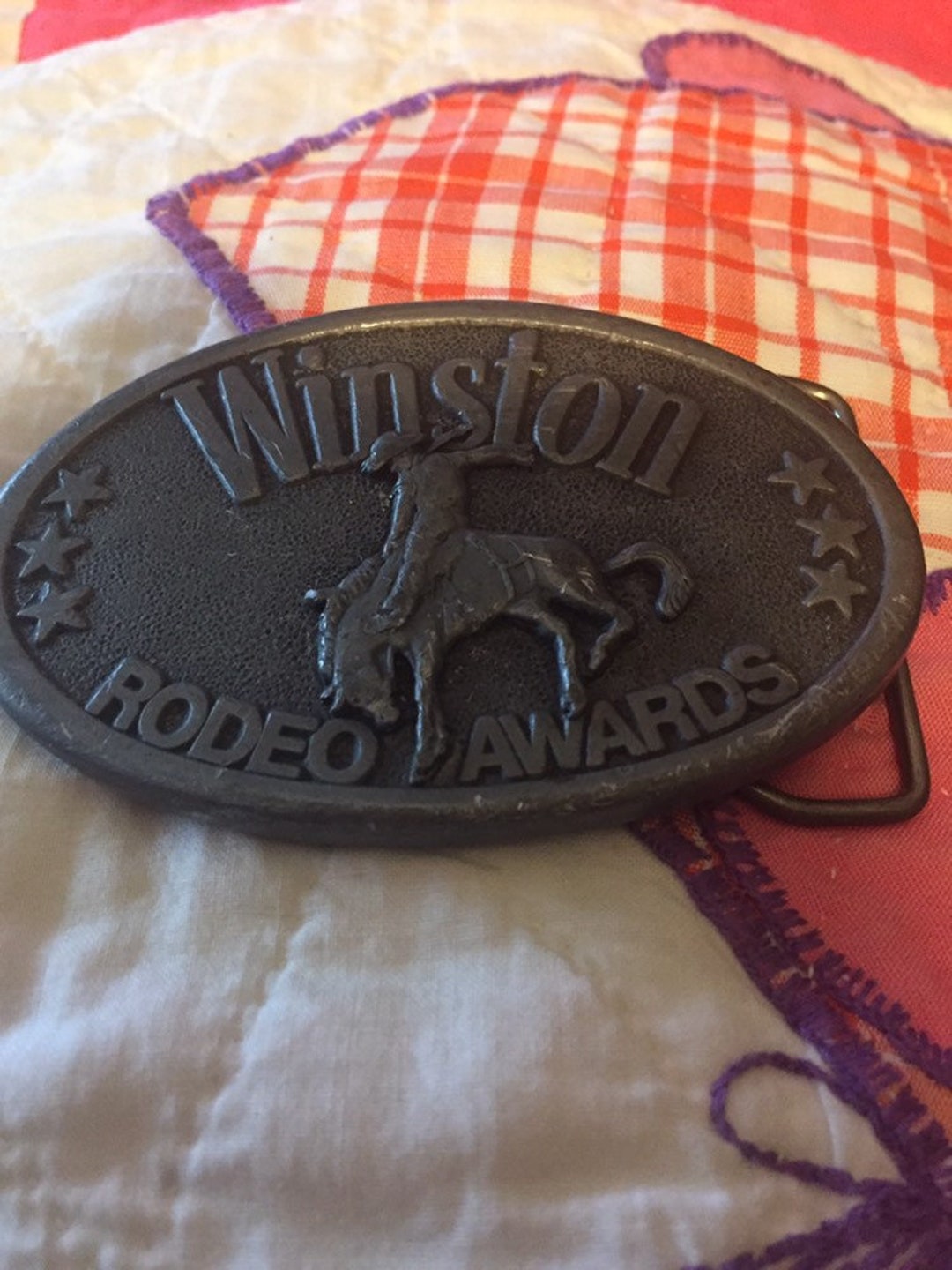 Winston Rodeo Awards Belt Buckle Fashion Accessory - Etsy