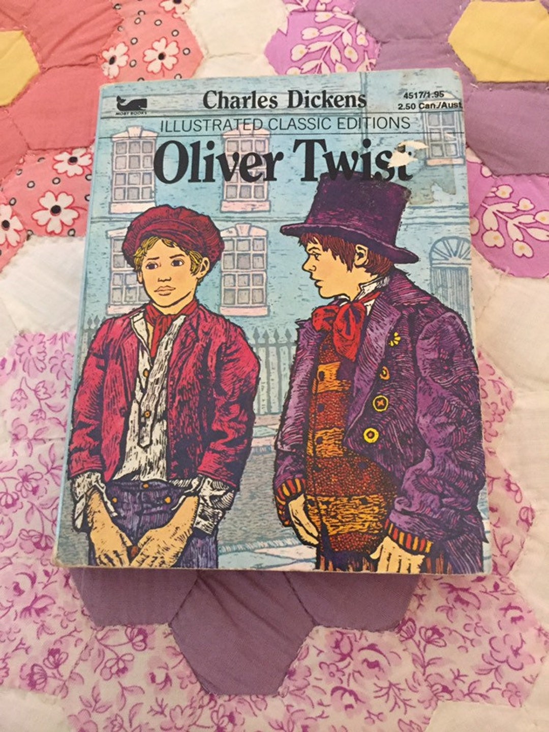 Oliver Twist 1979 Charles Dickens A Moby Book Illustrated Classic Retro ...