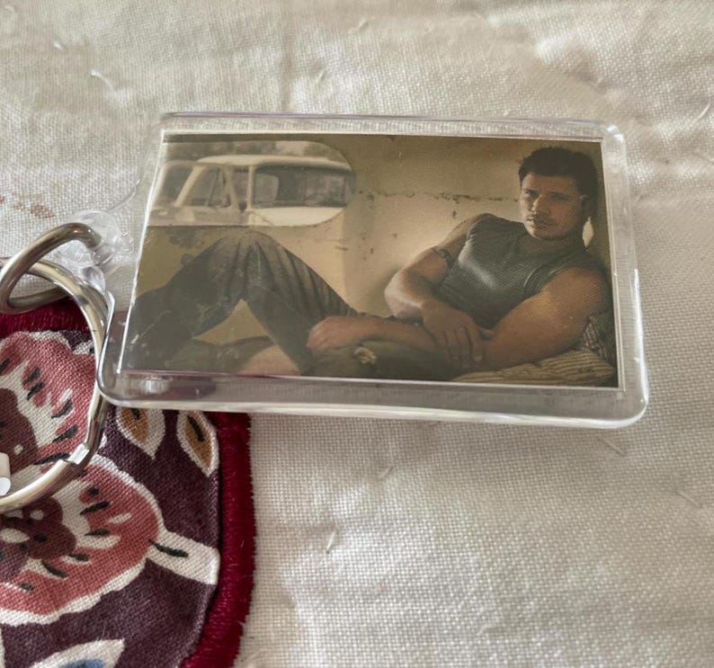 Retro Nick Lachey Keychain Original Tag 1990’s Era - Etsy