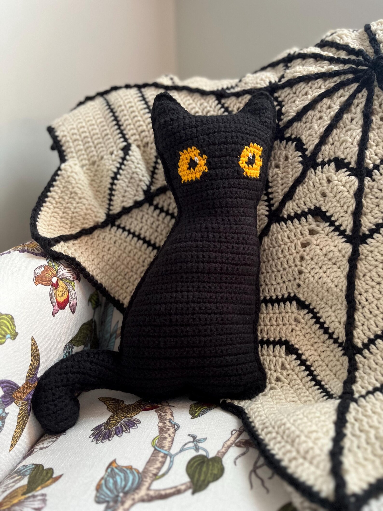 Halloween Skeleton Cat Pillow - Etsy