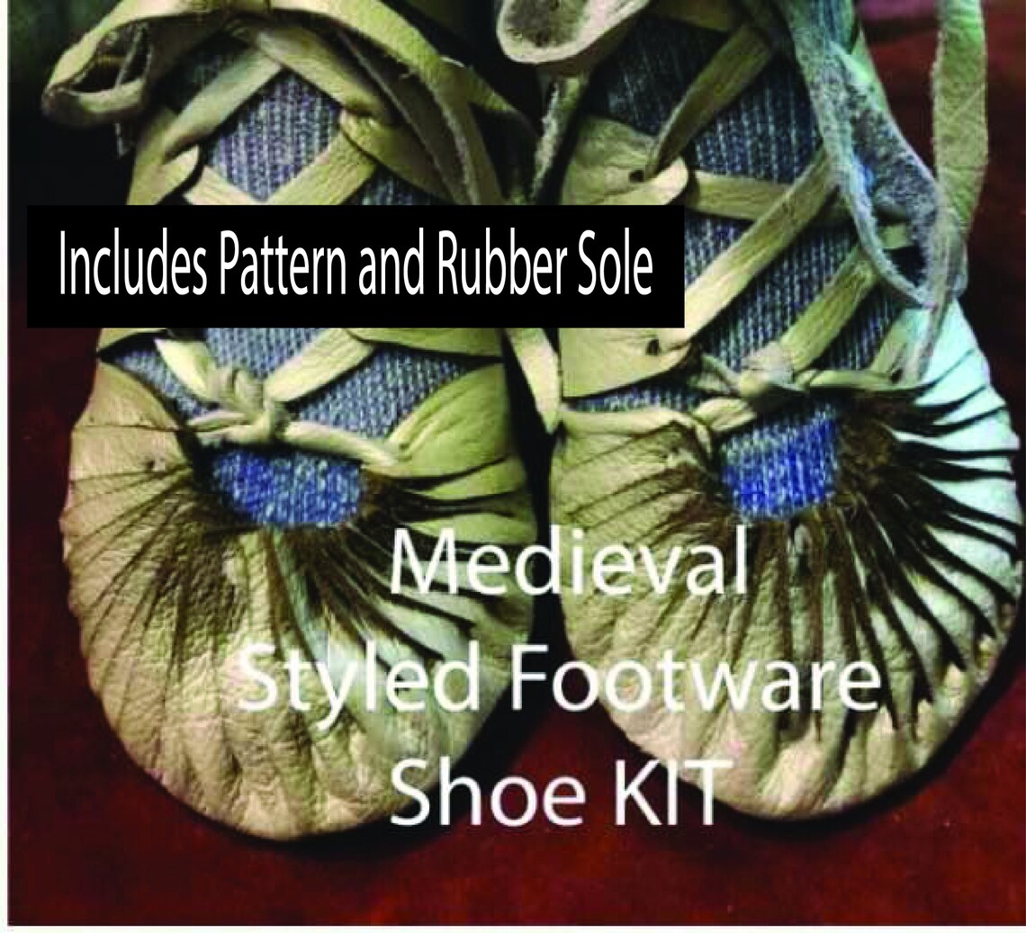 Irish Bog Turnshoe Kit for Men and Women (pattern, Soles and ...