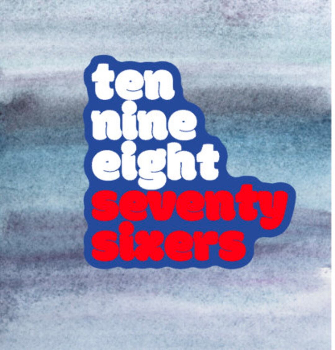 Sixers Chant, 76er, Printable Vinyl Sticker, Water-resistant - Etsy