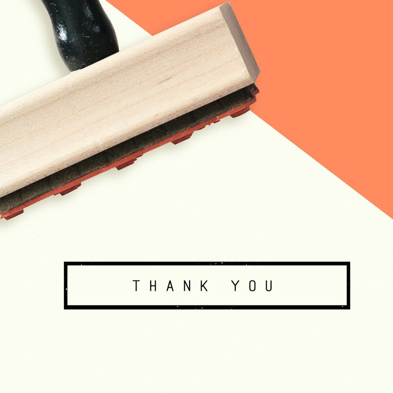 Thank You Stamp - Etsy
