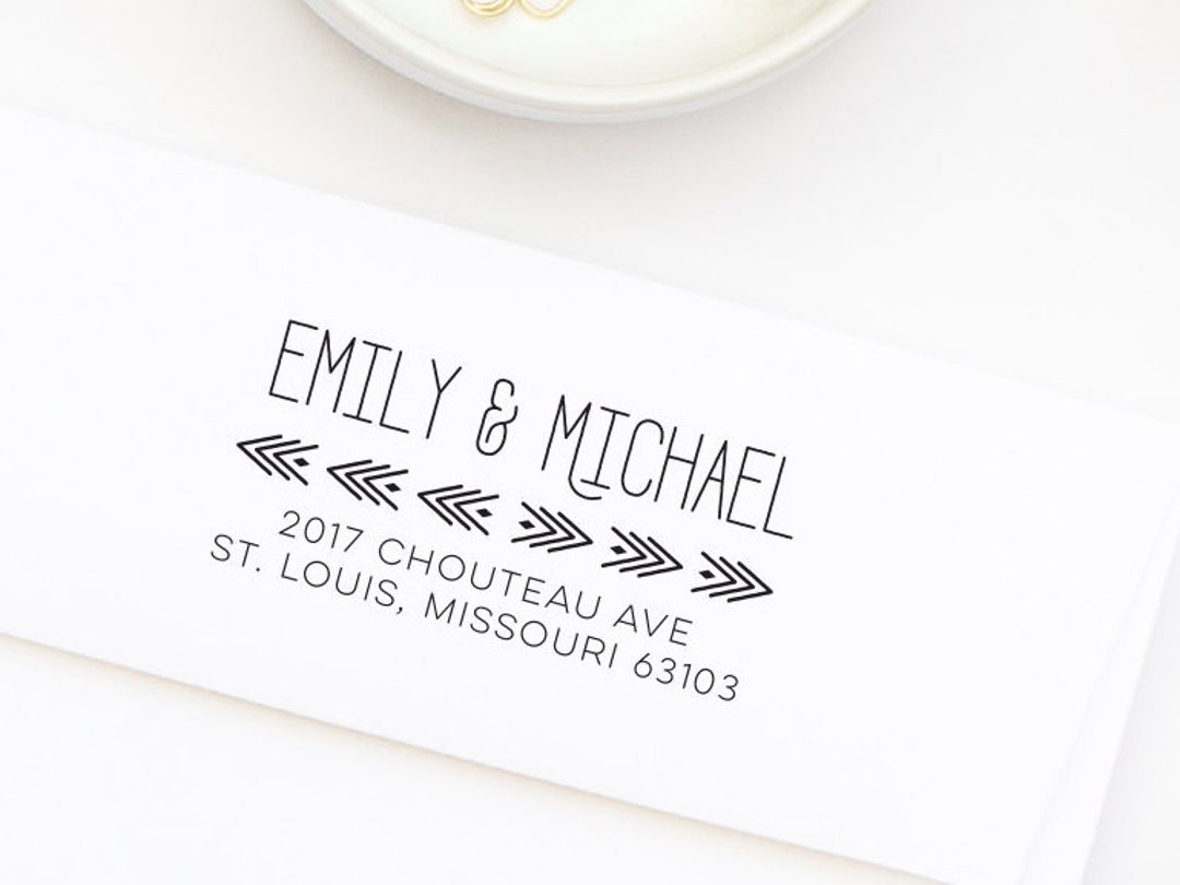 Return Address Stamp Wedding Address Stamp Personalized Address Stamp ...