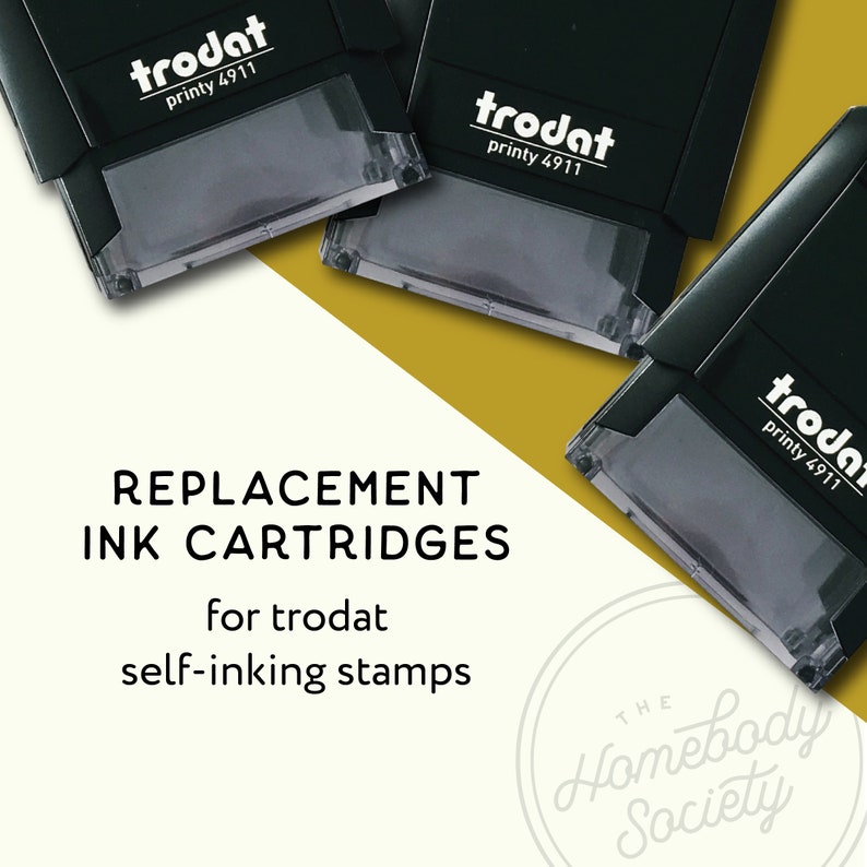 Trodat Replacement Ink for Self-inking Stamps Black Refill | Etsy