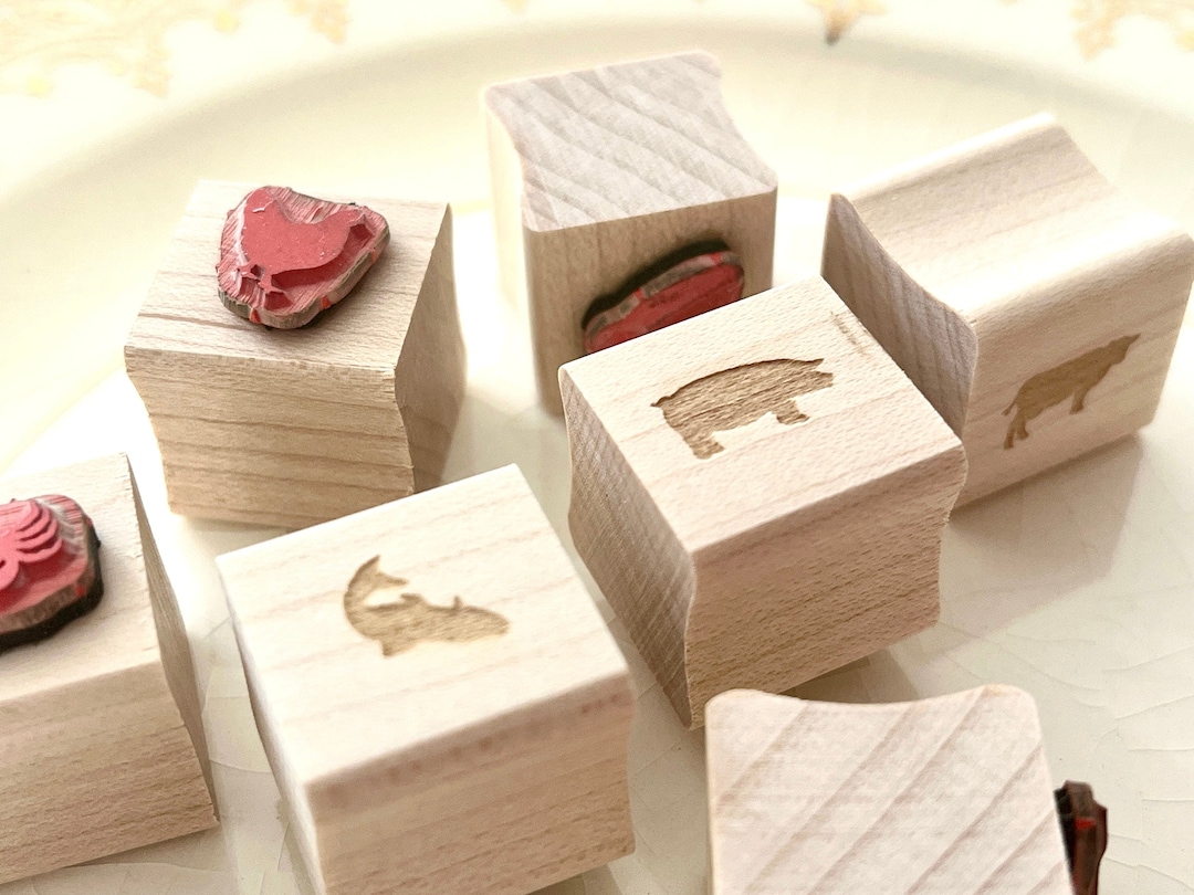 Place Card Food Choice Stamp, Wedding Menu Stamp, RSVP Menu Selection ...