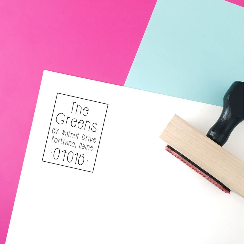 Return Address Stamp Custom Stamp Personalized Address | Etsy