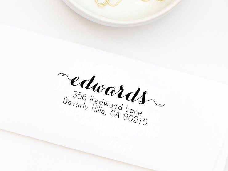 Return Address Stamp Self-Inking Address Stamp Personalized | Etsy