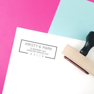Personalized Return Address Stamp Self-inking Address Stamp - Etsy