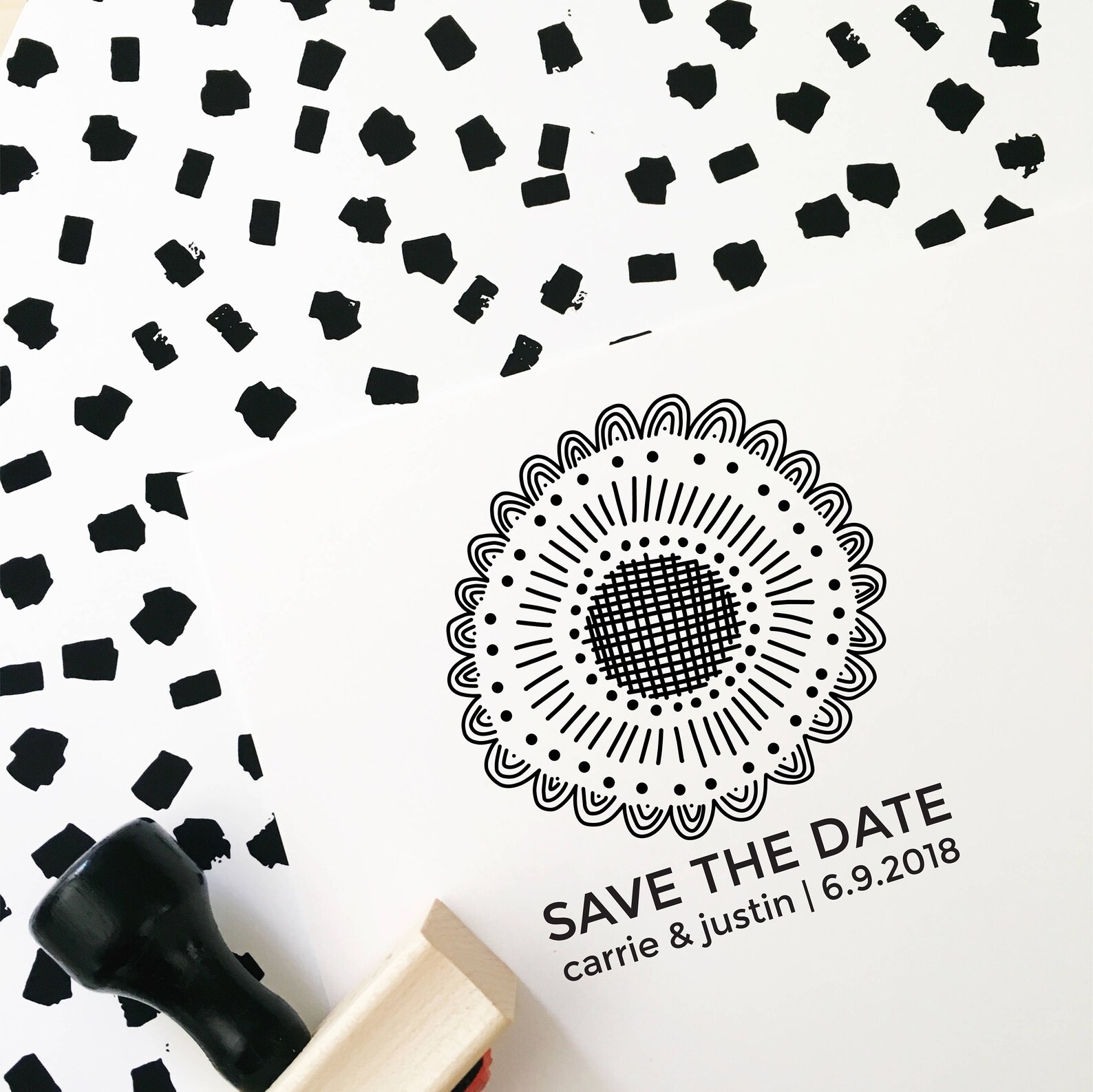 Custom Save the Date Stamp Wedding Stamp Save the Dates | Etsy