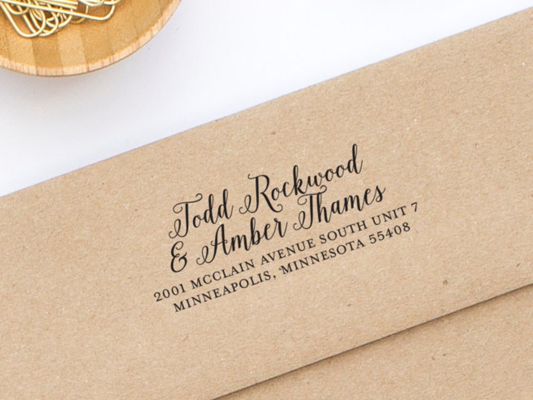 Return Address Stamp, Self-inking Address Stamp, Personalized Address ...
