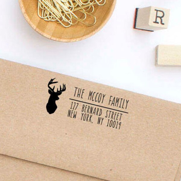 Deer Stamp - Etsy