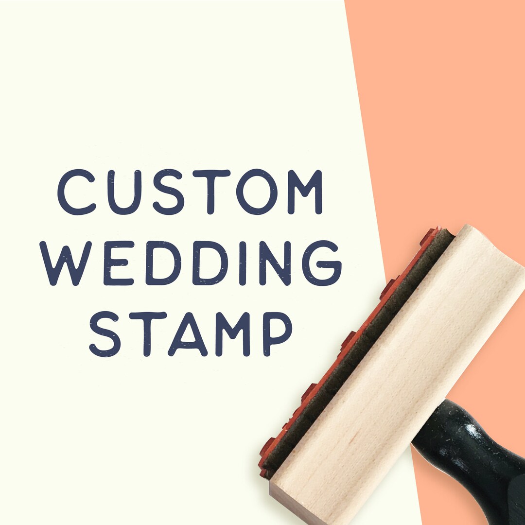 Custom Stamp for Your Wedding, Custom Favor Stamp, Custom Wedding Stamp ...
