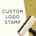 Custom Logo Stamp for Your Small Business, Etsy Shop, Custom Logo Stamp ...