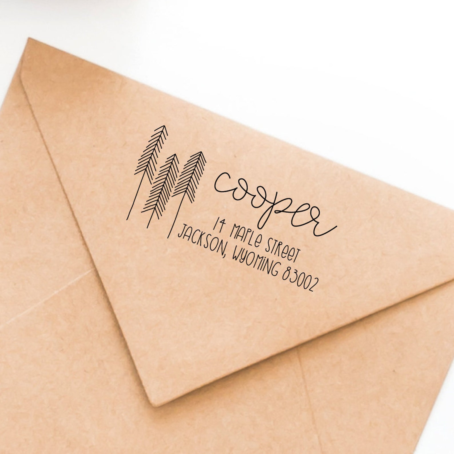 Custom Return Address Stamp Holiday Address Stamp No 175 - Etsy