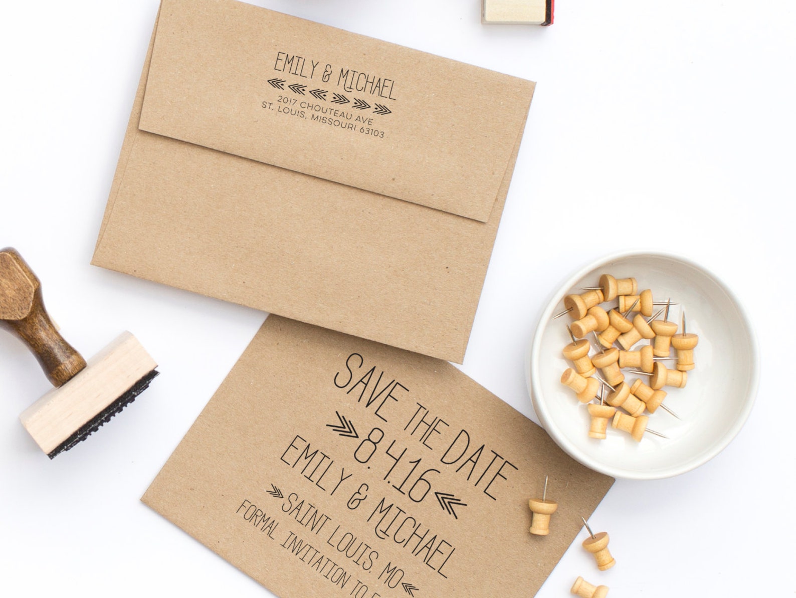 Return Address Stamp Wedding Address Stamp Personalized - Etsy