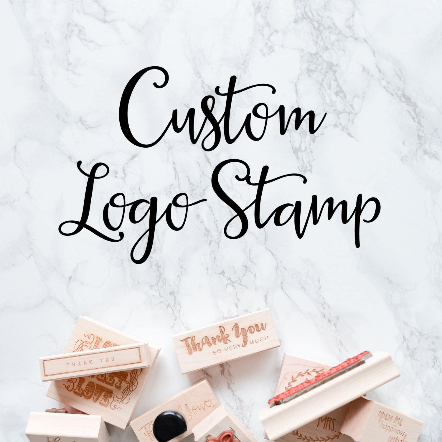 Custom Logo Stamp for Your Small Business Etsy Shop Custom | Etsy