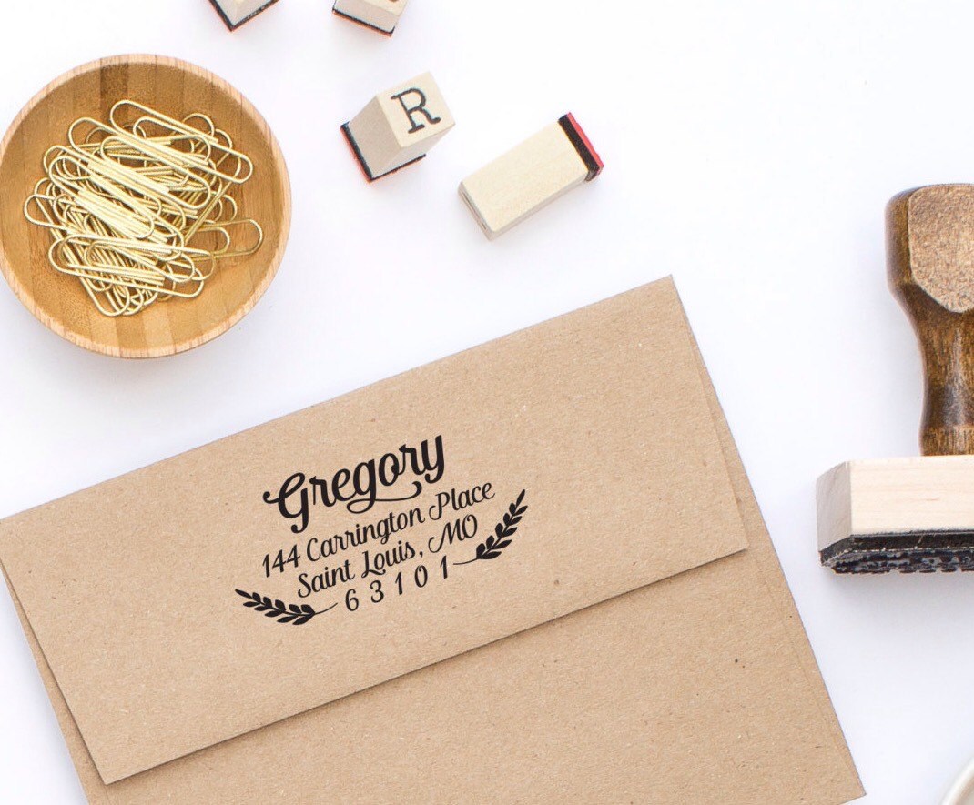 Return Address Stamp Self-inking Address Stamp Address | Etsy