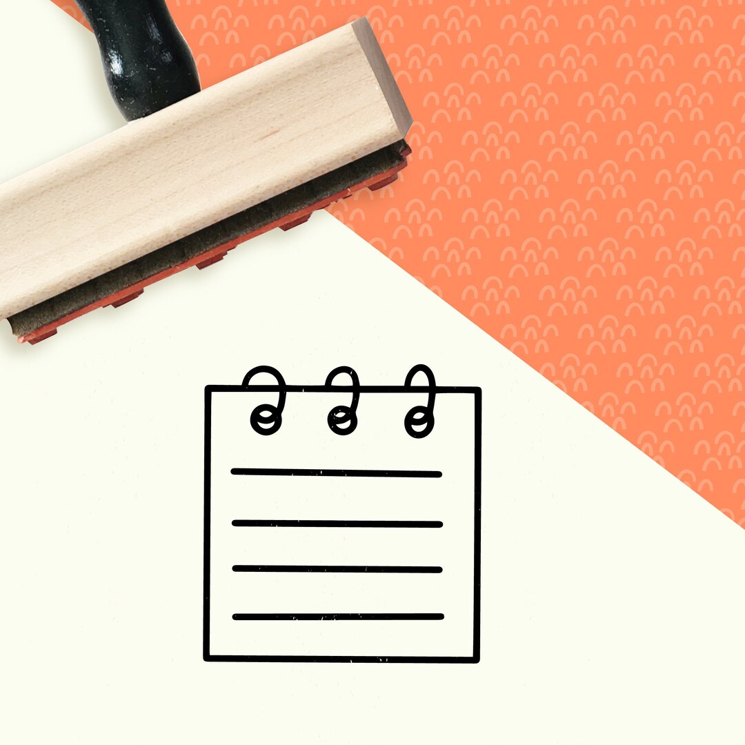 To Do List Stamp, Notebook Page Stamp, Bullet Journal, BUJO ...