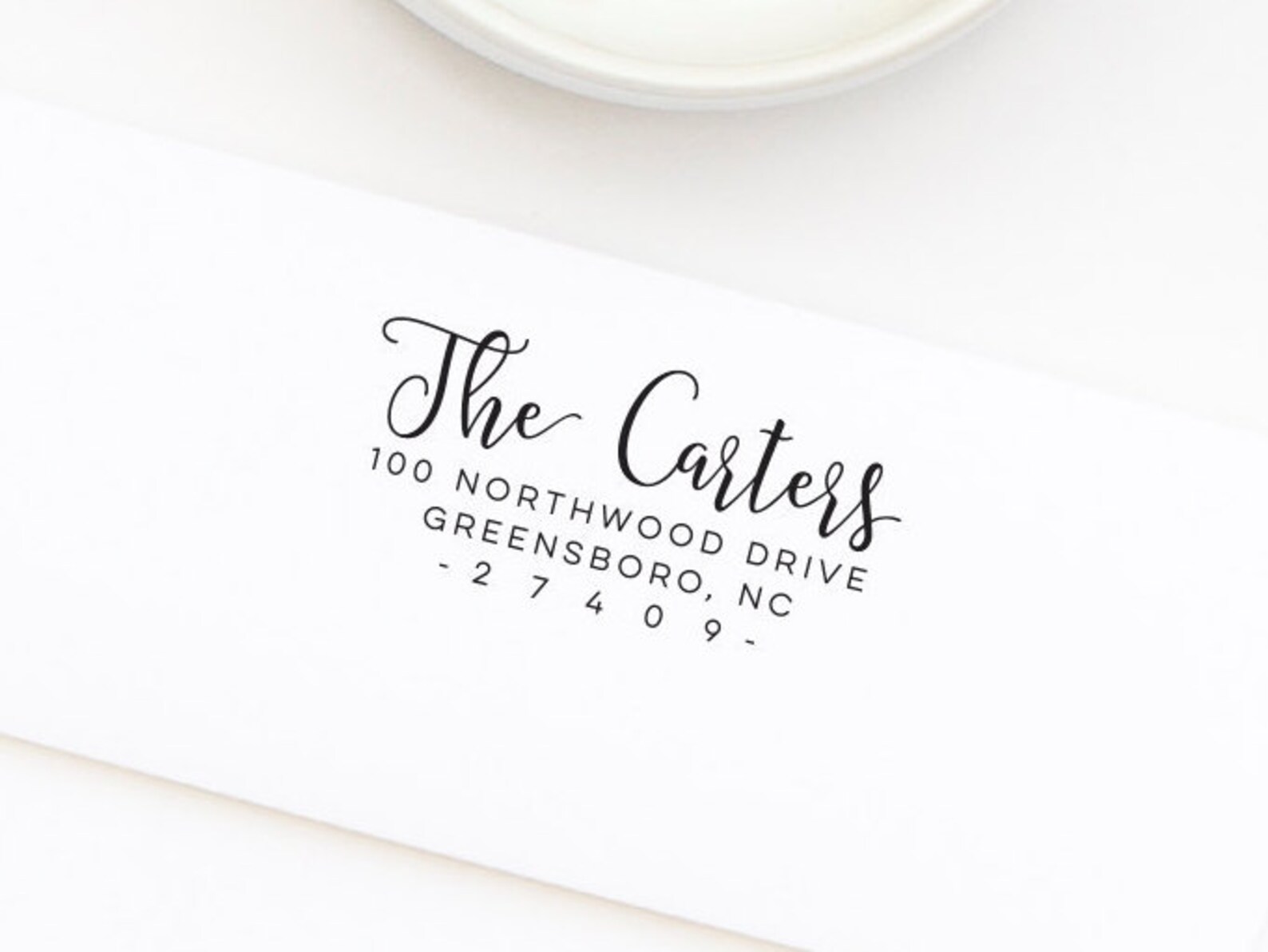 Return Address Stamp Wood Mounted or Self-Inking Address | Etsy