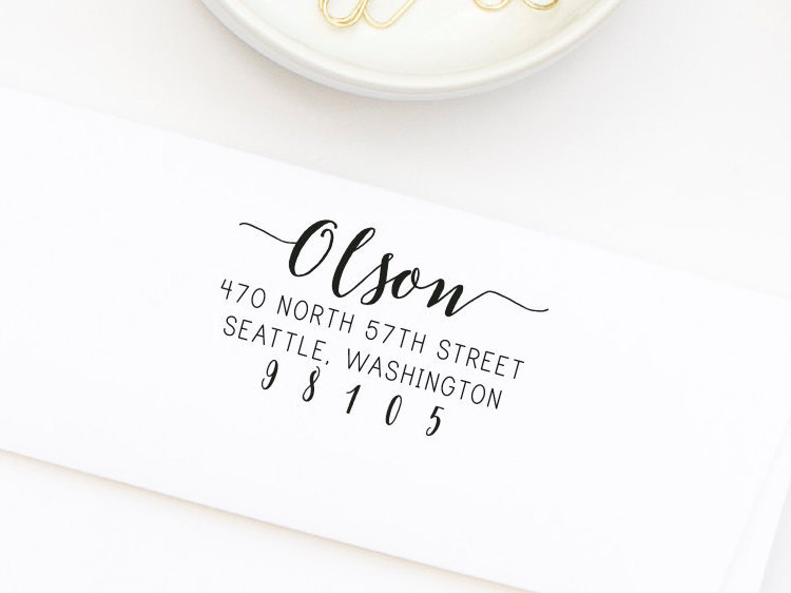 Return Address Stamp Wood or Self-inking Address Stamp - Etsy