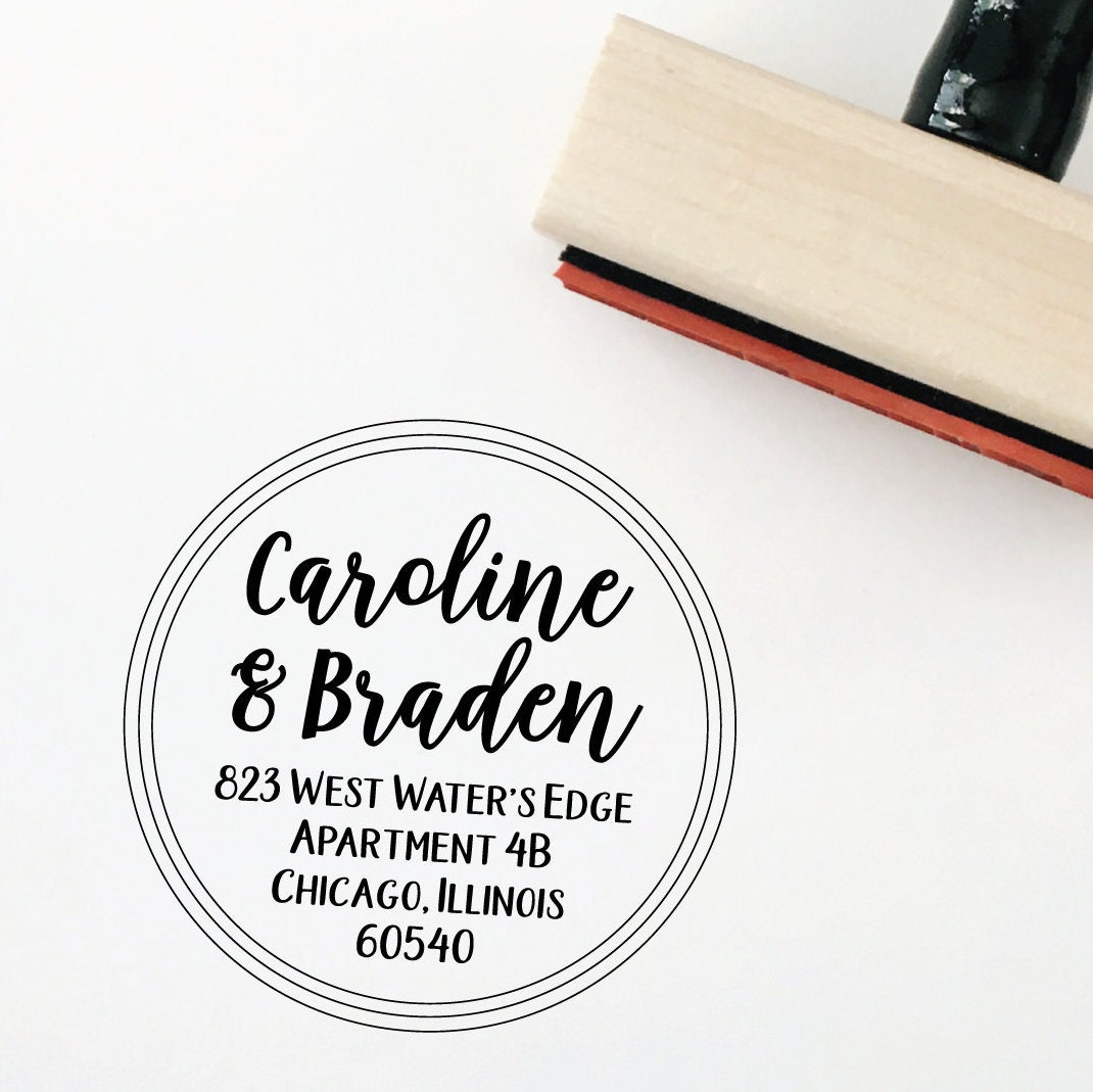 Custom Address Stamp Return Address Stamp Personalized | Etsy