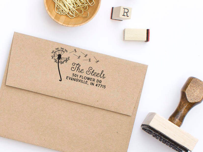 Custom Address Stamp Return Address Stamp Self-inking - Etsy