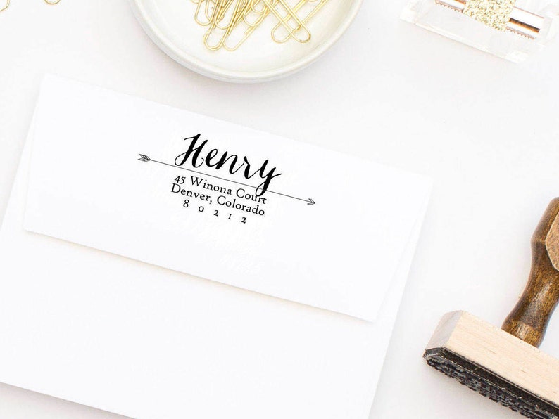 Custom Address Stamp Return Address Stamp Self-Inking Stamp | Etsy