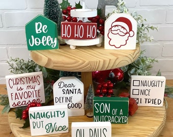 Mini Christmas Signs | Etsy