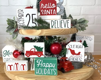 Mini Christmas Signs | Etsy