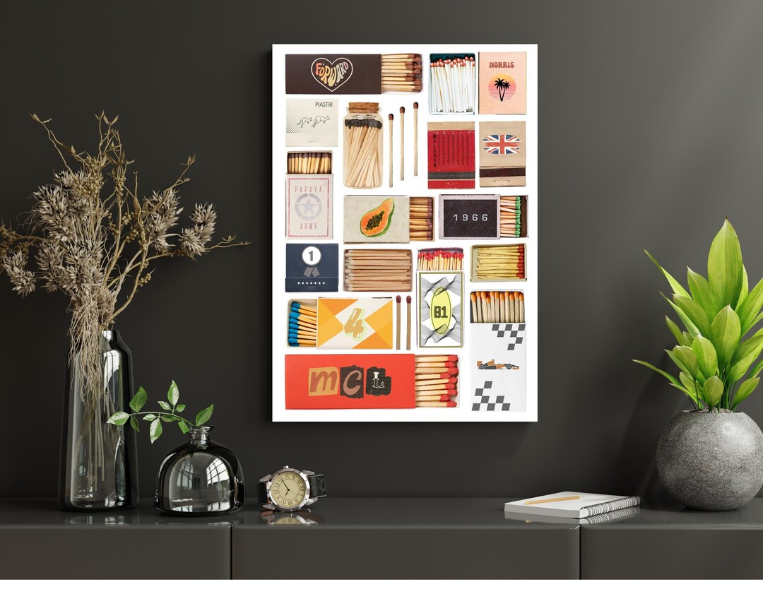 Mclaren Match Collage | Digital Art Print | Mclaren Minimalist Wall ...