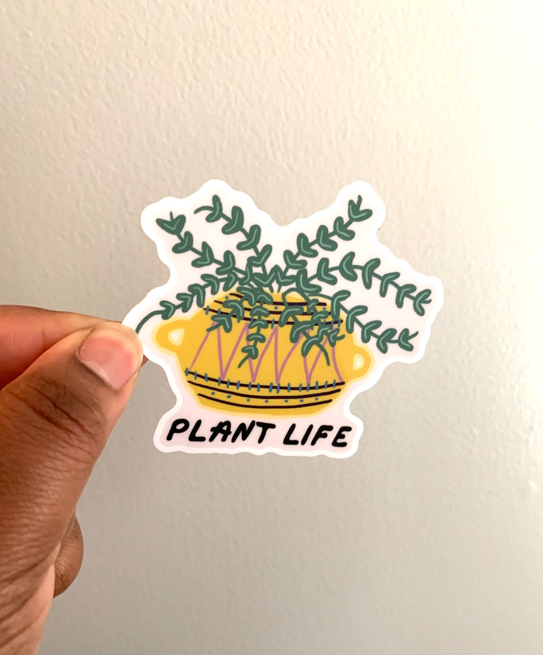 Plant Lover Sticker, Plant Life Sticker, Plant Sticker, Matte Vinyl ...
