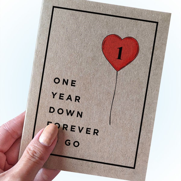 One Year Down - Etsy