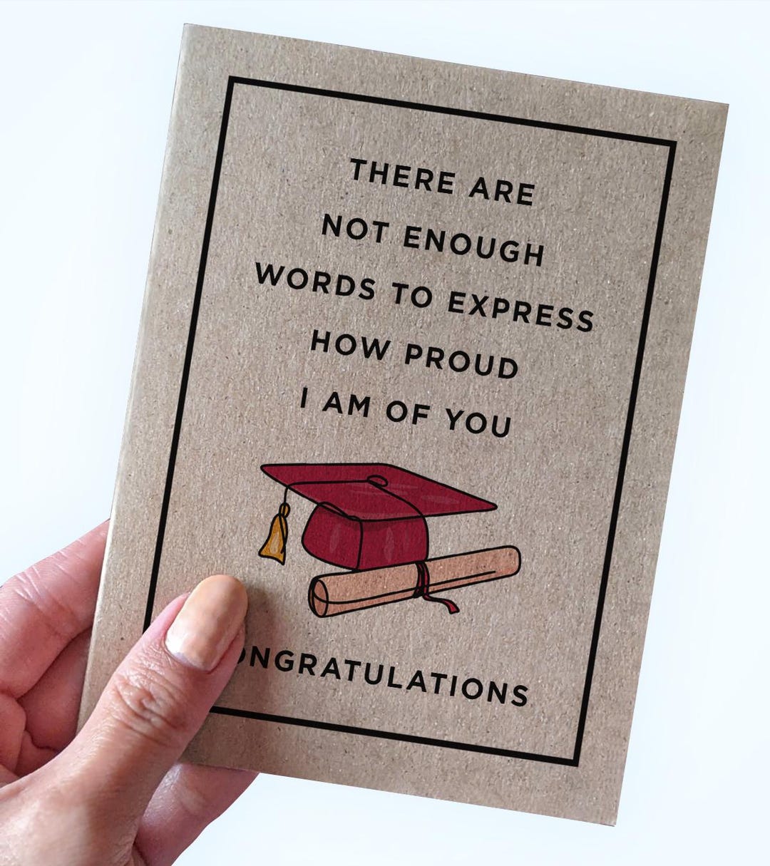 Graudation Congratulations Card, There Are Not Enough Words to Express ...