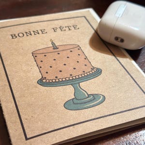 French Bonne Fete - Birthday Card for French Canadian Speakers ...
