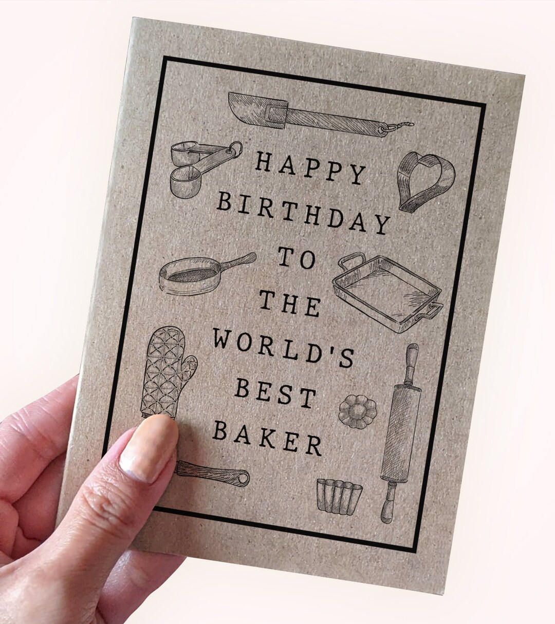 Baker Birthday Card - Happy Birthday to the World's Best Baker ...