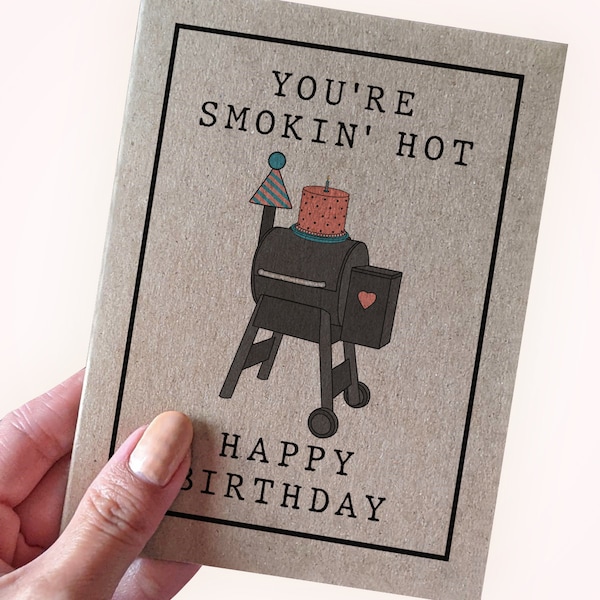 Husband Bbq Birthday Card - Etsy