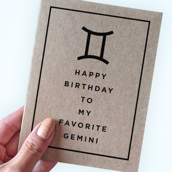 Gemini Birthday - Etsy